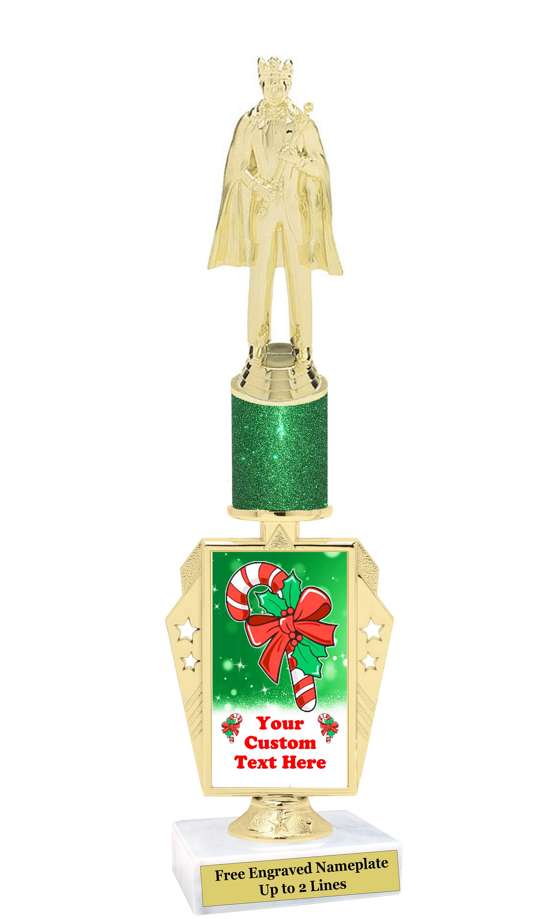 Custom Candy Cane Trophy. Great Trophy for Your Holiday Events ...