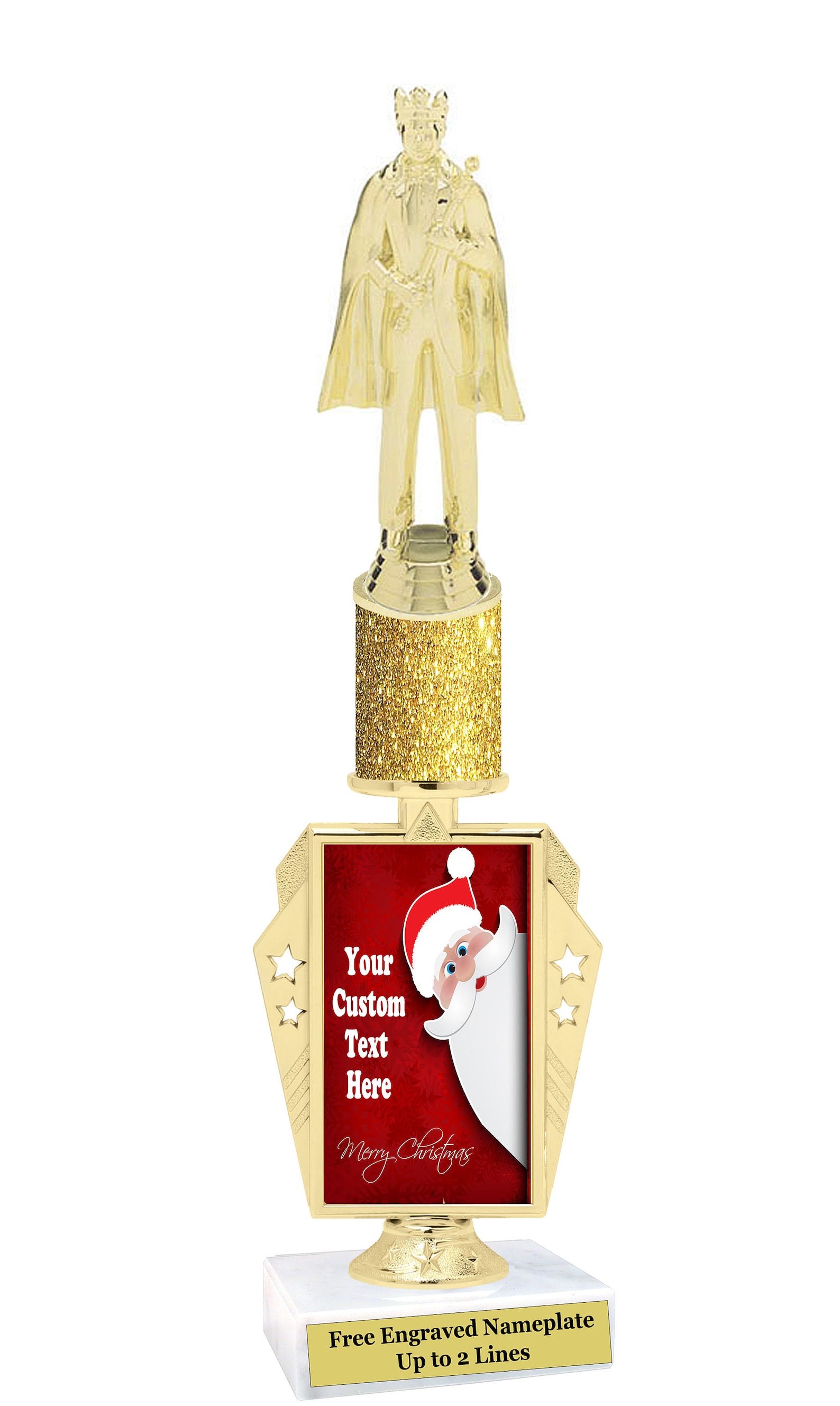 Santa Trophy. Great trophy for your Holiday events pageants | Etsy