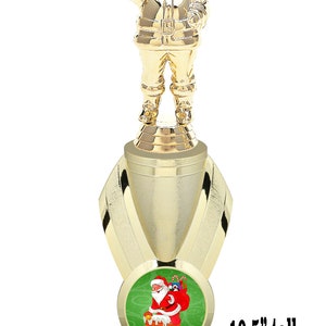 Santa Trophy. Great Trophy for Your Holiday Events, Santa Runs, Holiday ...