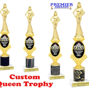 Queen Trophy. Customize Artwork Great for Pageants, Recitals, Schools ...