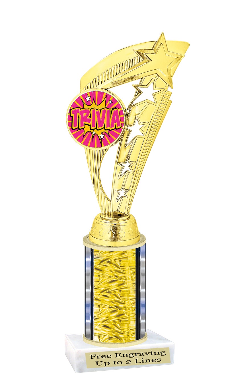 Trivia Trophy. Great Trophy for Your Next Family Game Night - Etsy