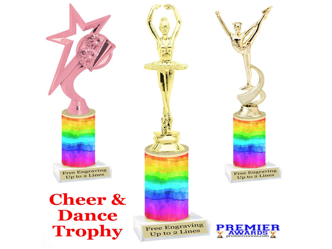 Cheer & Dance Trophy. Great for Cheer Squads, Recitals, Schools ...