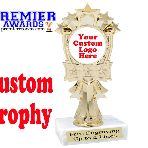 Custom Award Ribbon With Logo - Etsy