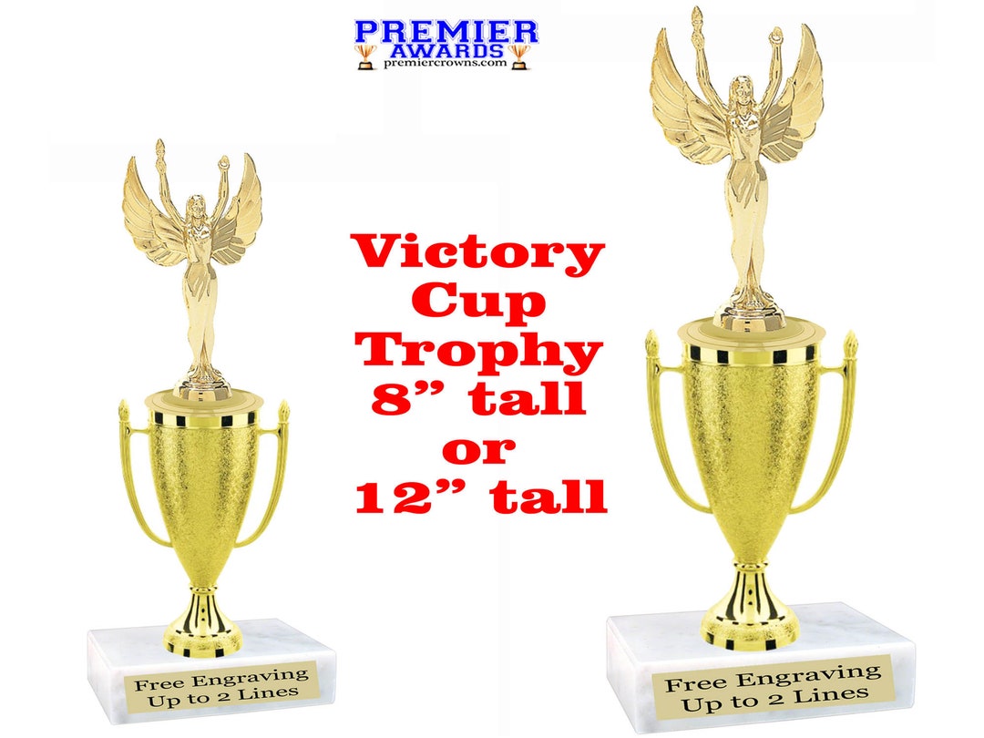 Victory Cup Trophy. 8" or 12" Tall. Great for Pageants, Contests,sports ...