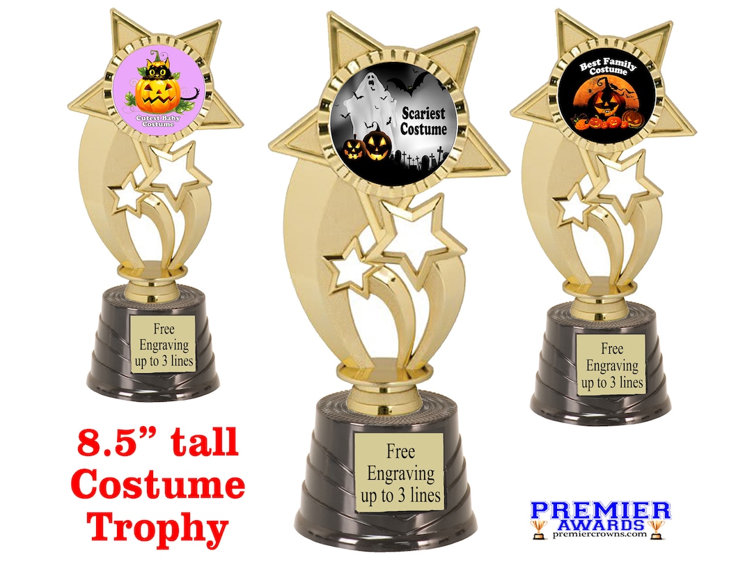Halloween Costume Contest Trophy for Your Costume Contests. 8 1/2" Tall ...