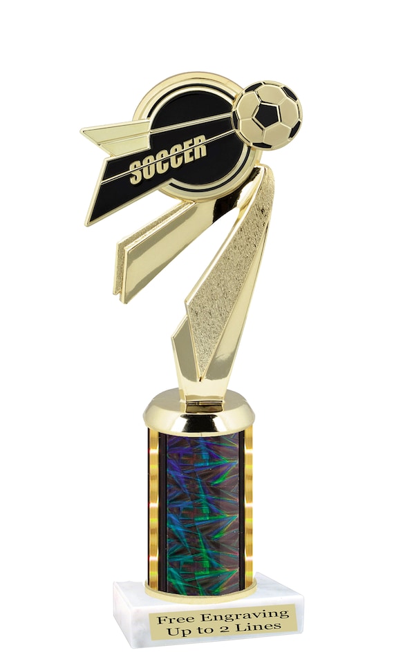 Soccer Star trophy schools neighborhood teams Current year on side ...