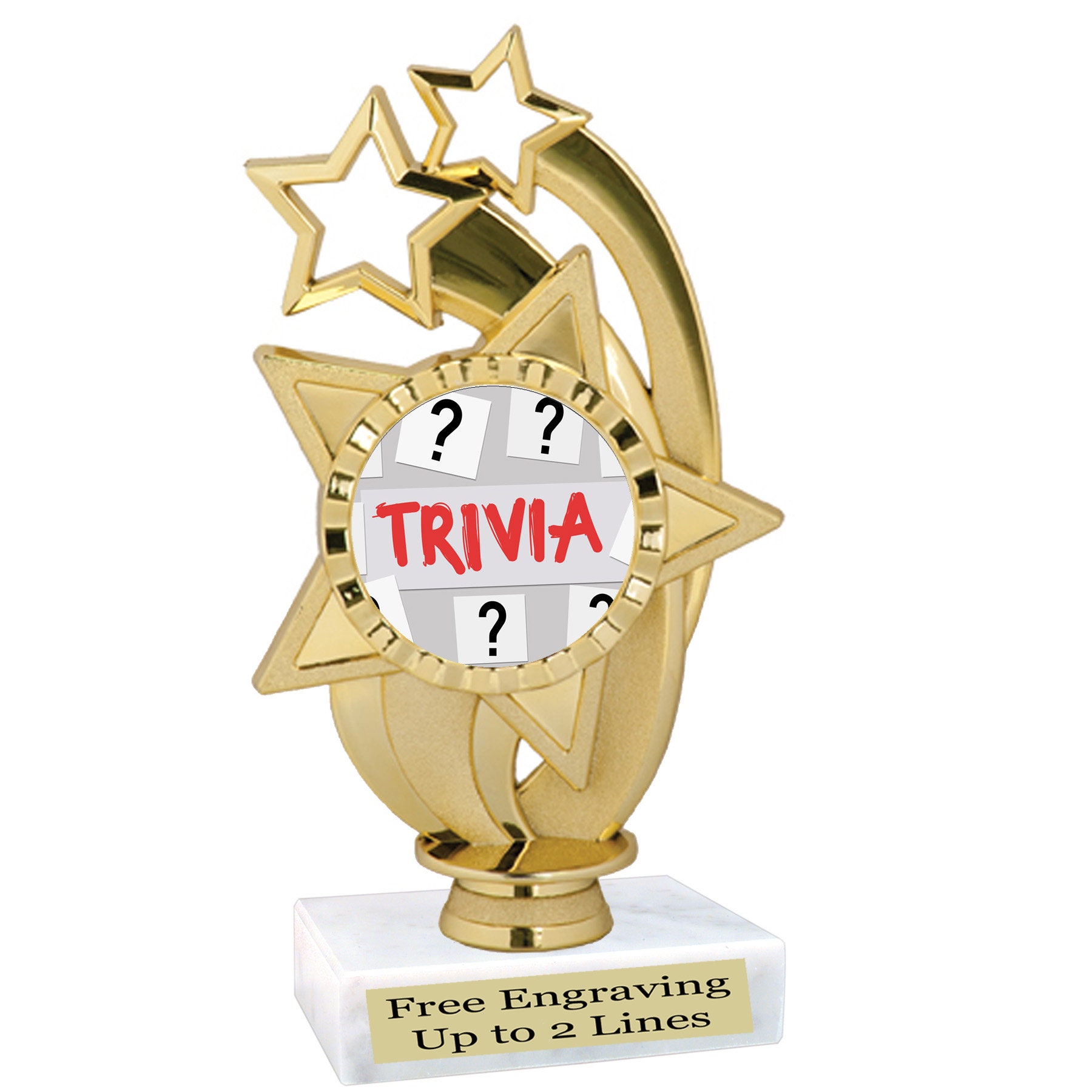 Trivia Trophy. Great Trophy for Your Next Family Game Night - Etsy