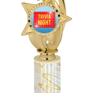 Trivia Trophy. Great Trophy for Your Next Family Game Night And/or ...