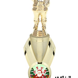 Santa Trophy. Great Trophy for Your Holiday Events, Santa Runs, Holiday ...