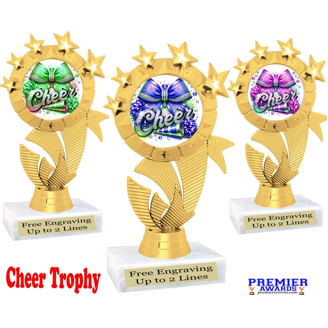 Great Cheer Trophy for Cheer Competitions, Cheer Squads, Schools and ...
