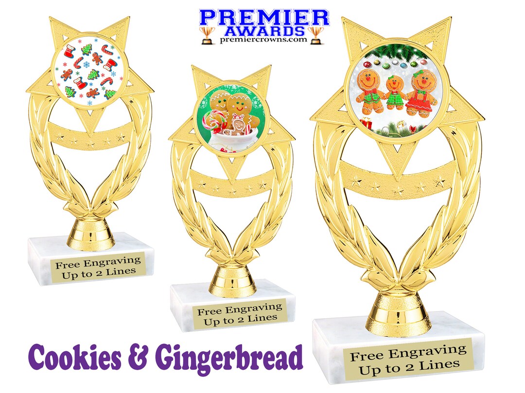 Holiday Cookies and Gingerbread Trophy. Great Trophy for Those Holiday ...