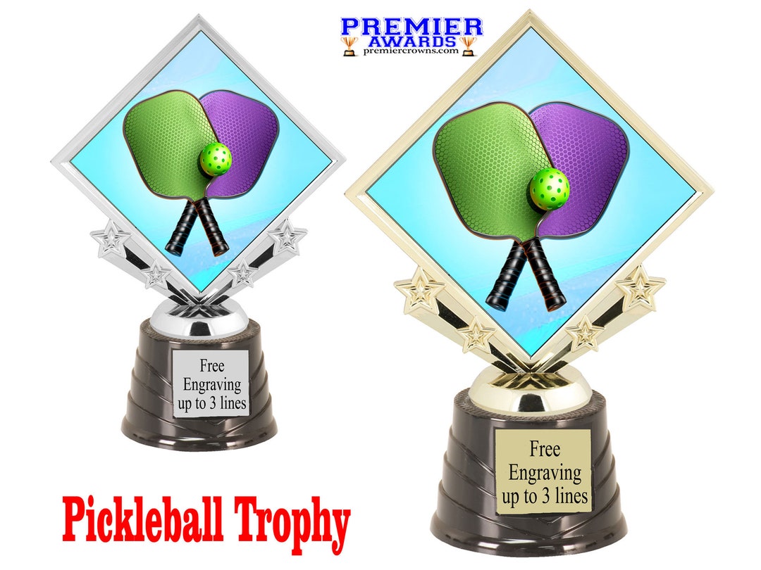 Pickleball Trophy. Great Award for Sports Leagues, Recreational ...
