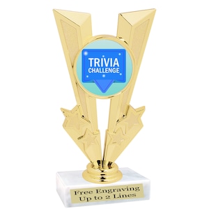 Trivia Trophy. Great Trophy for Your Next Family Game Night And/or ...