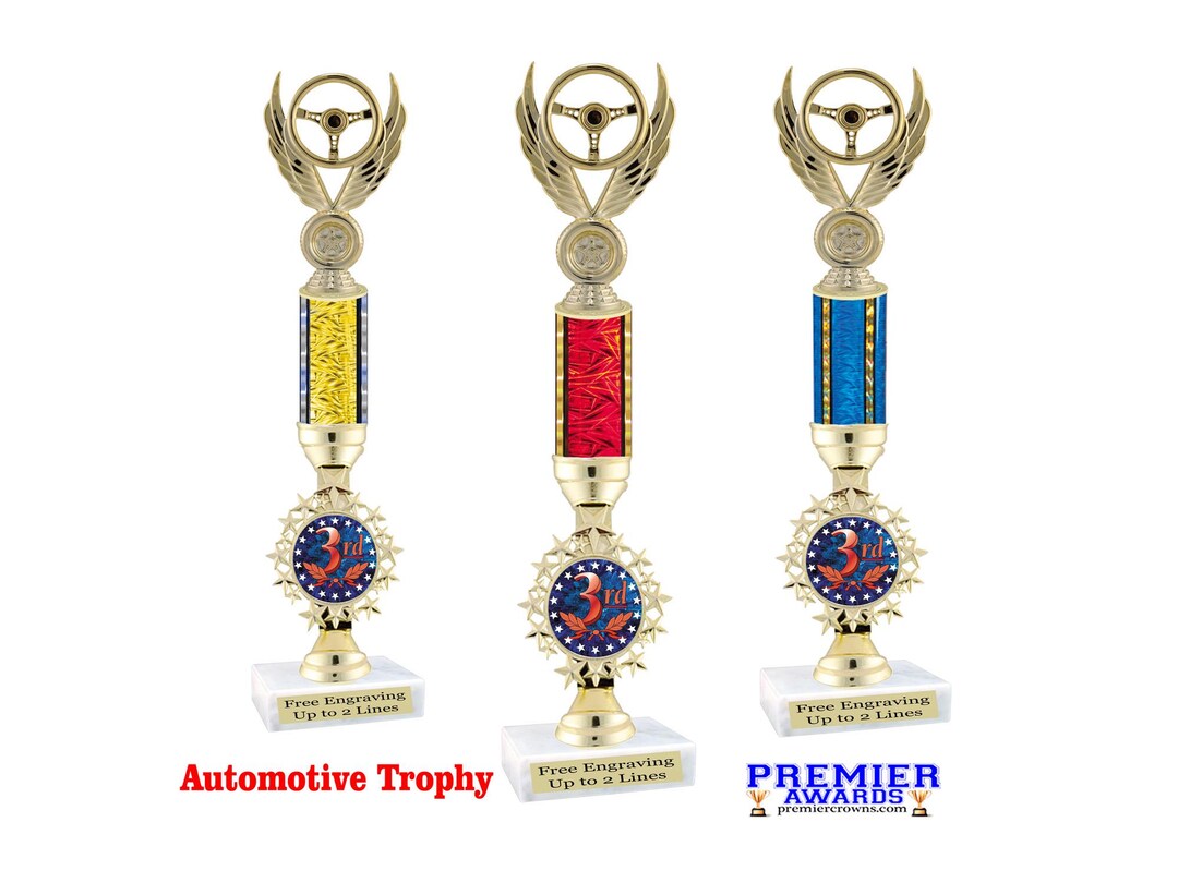 Automotive Theme Trophy. Great for Car Shows, Racing, Mechanics and the ...