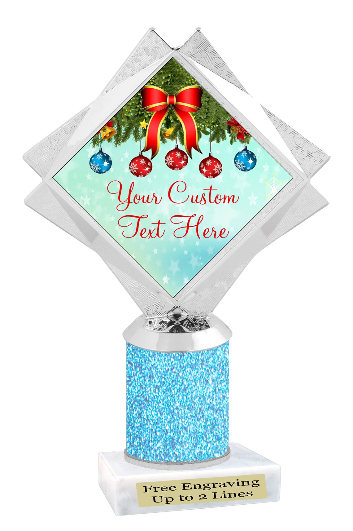 Custom Holiday Trophy. Great Trophy for Your Holiday Events - Etsy