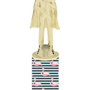 Flamingo Theme Trophy With Choice of Figure. Numerous Trophy Heights ...