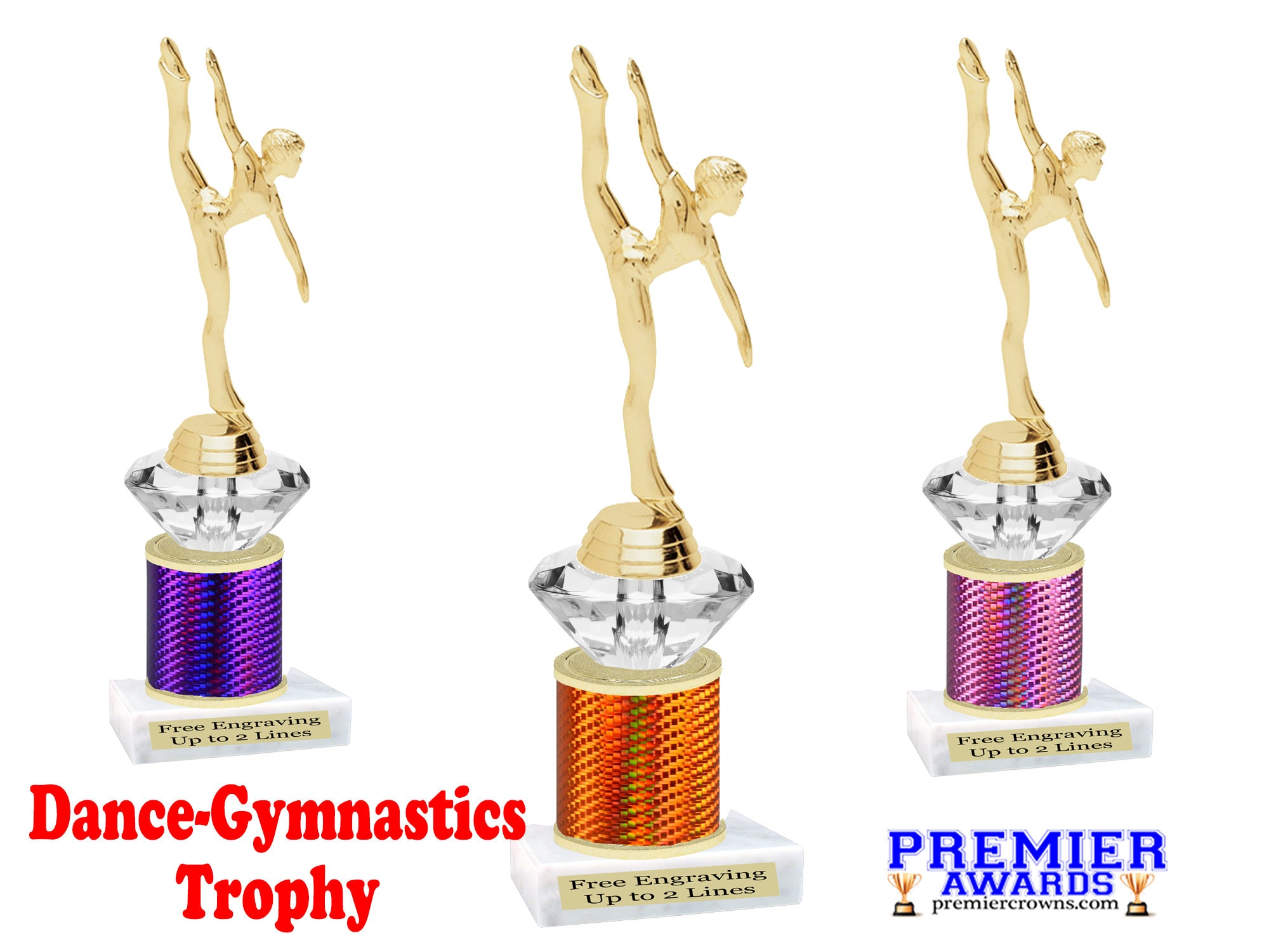 Dancer Trophy. Great for Recitals, Squads, Schools, Rec Departments ...
