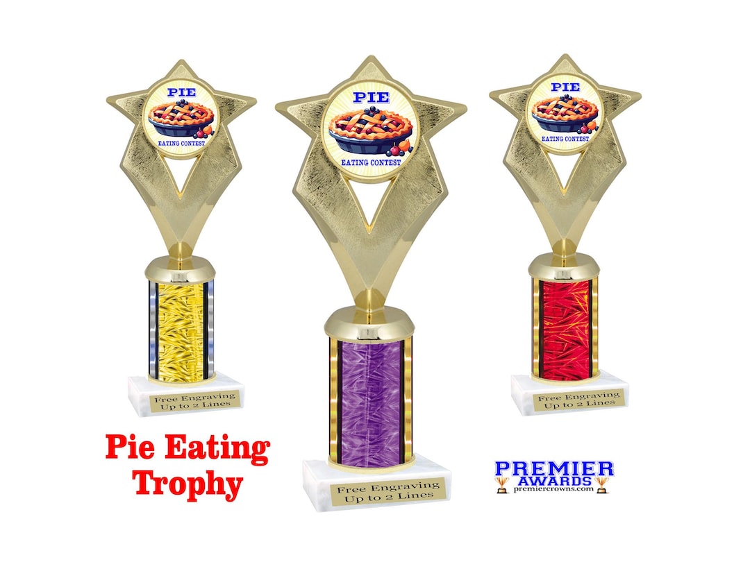 Pie Eating Trophy Great for Your Eating Competitions, Baking Contests ...
