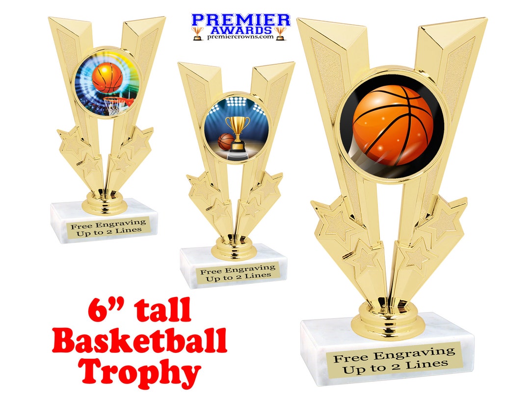Basketball Trophy. 6" Tall. Great for Your Team, Schools, or Your ...
