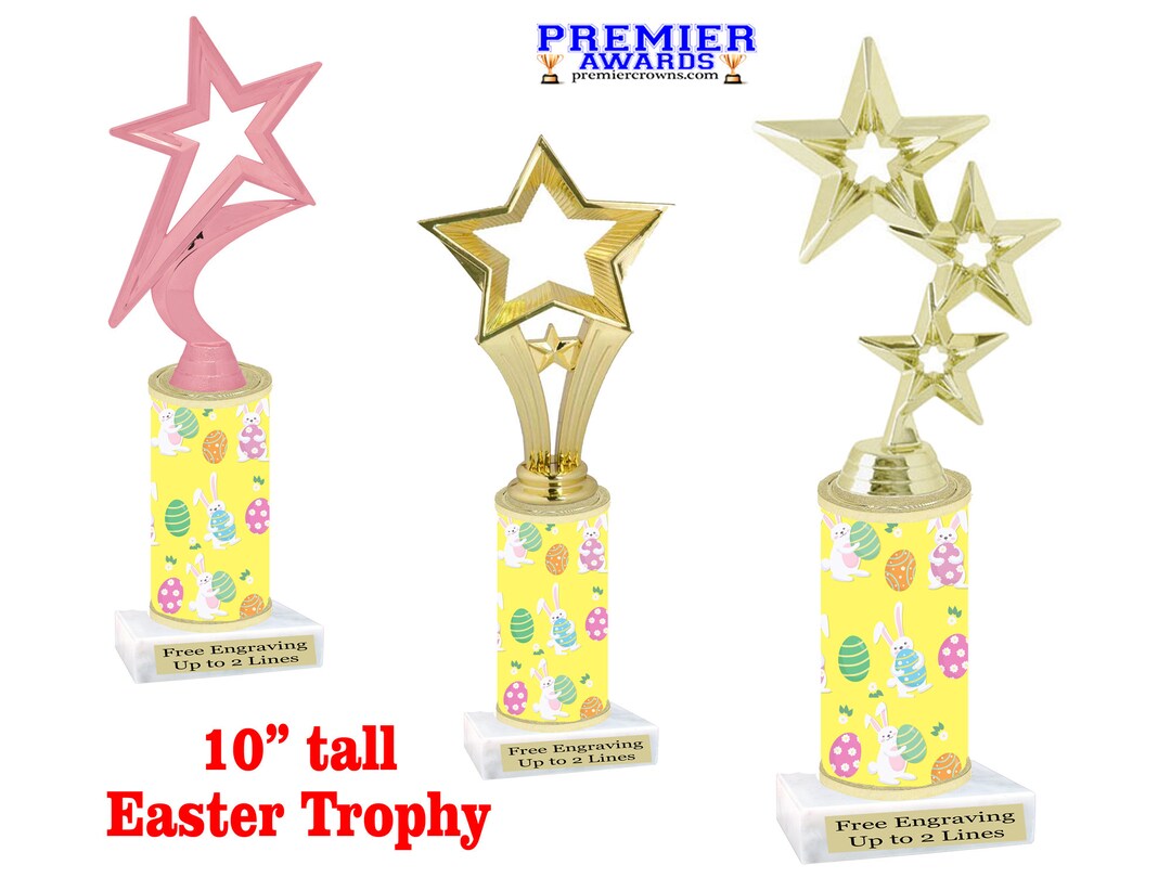 Easter Trophy. Festive Trophy for Your Easter Themed Events, Pageants ...