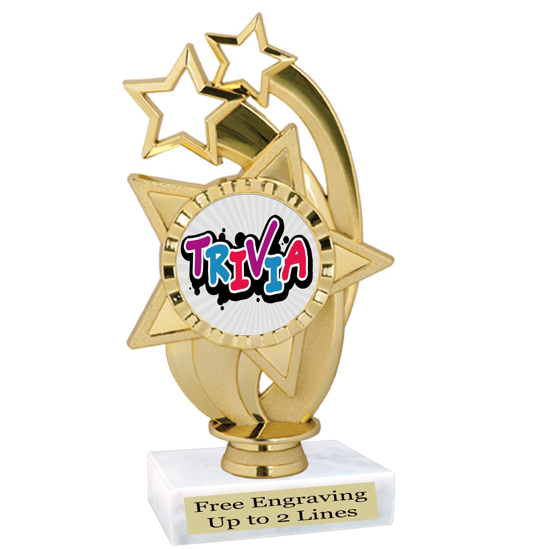 Trivia Trophy. Great Trophy for Your Next Family Game Night - Etsy