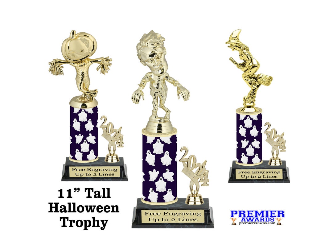 Halloween Theme Trophy for Your Costume Contests, Pumpkin Carving ...