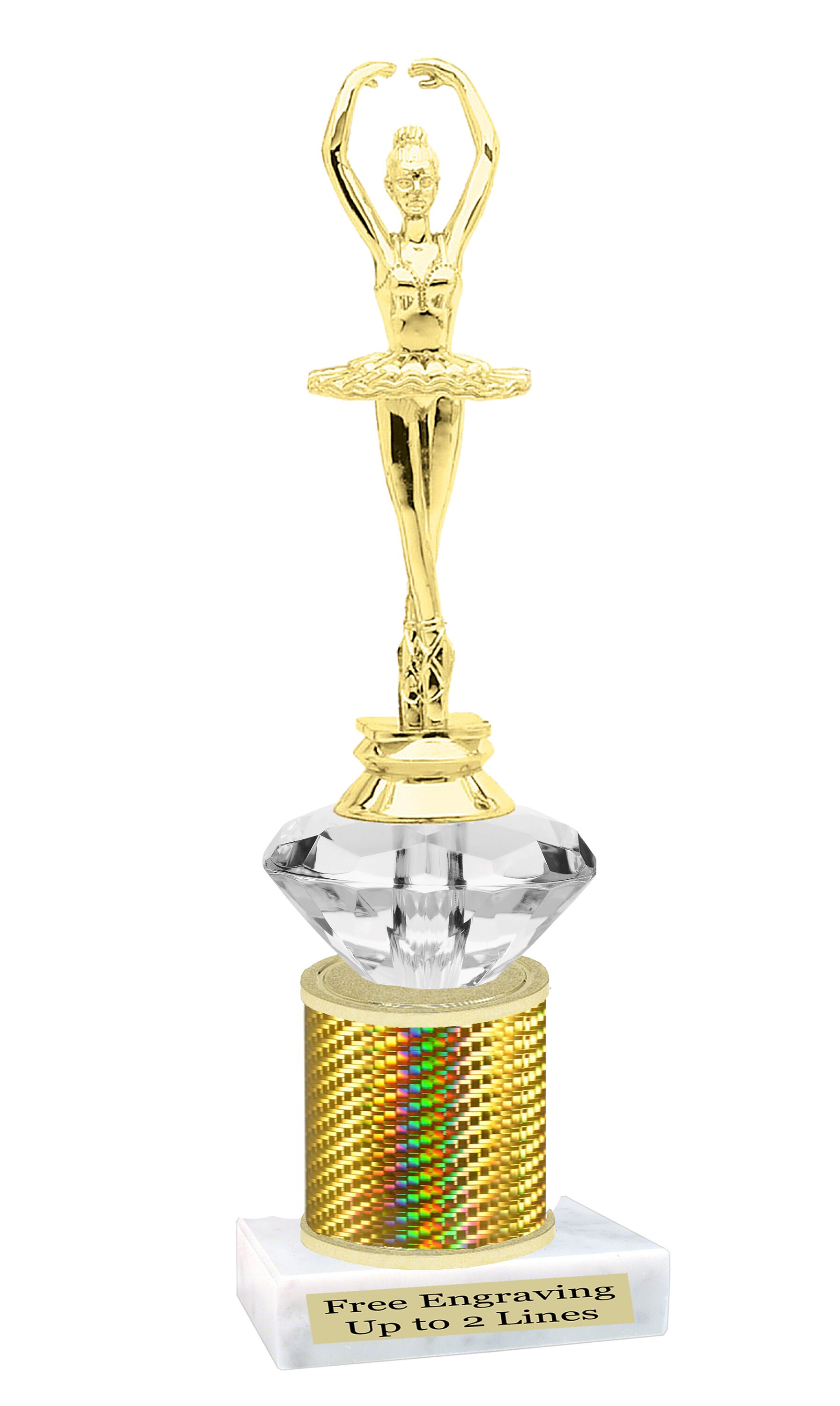 Dancer Trophy. Great for Recitals Squads Schools Rec | Etsy