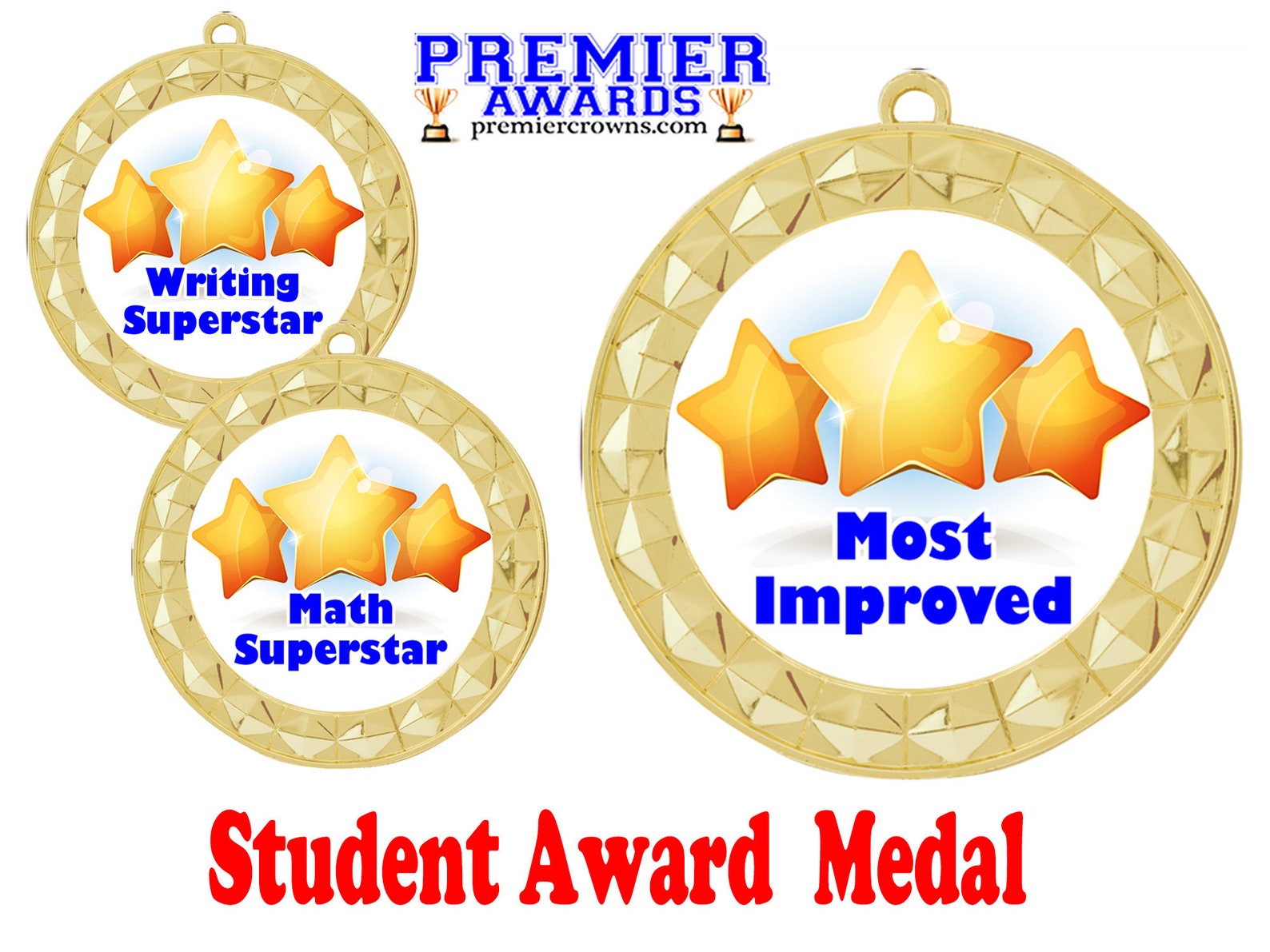 Student Award Medal. Celebrate Their Achievement Whether in - Etsy