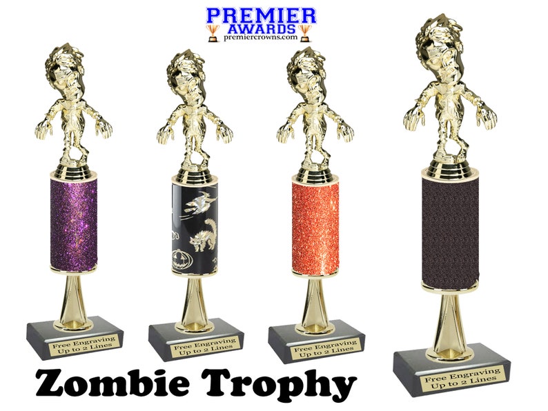 Zombie Ghoul Trophy. Great Trophy for Your Halloween or Fall Themed ...