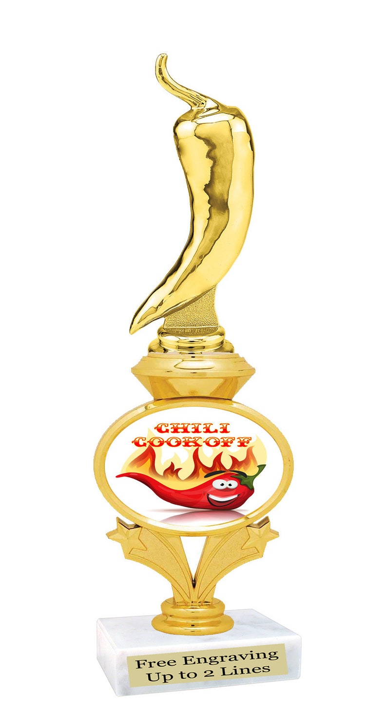 Chili Cook off Trophy. 10 Tall With Choice of Art Work. - Etsy