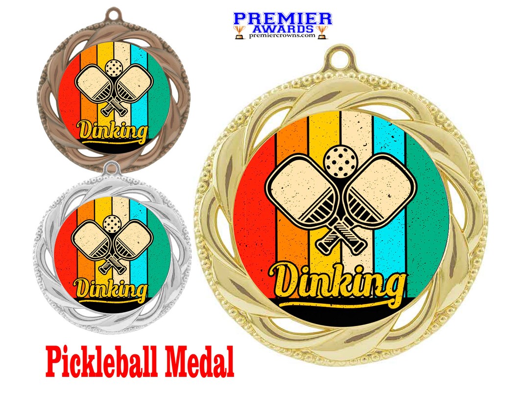 Pickleball Medal. Great Medal for Leagues, Schools, Teams, Neighborhood ...