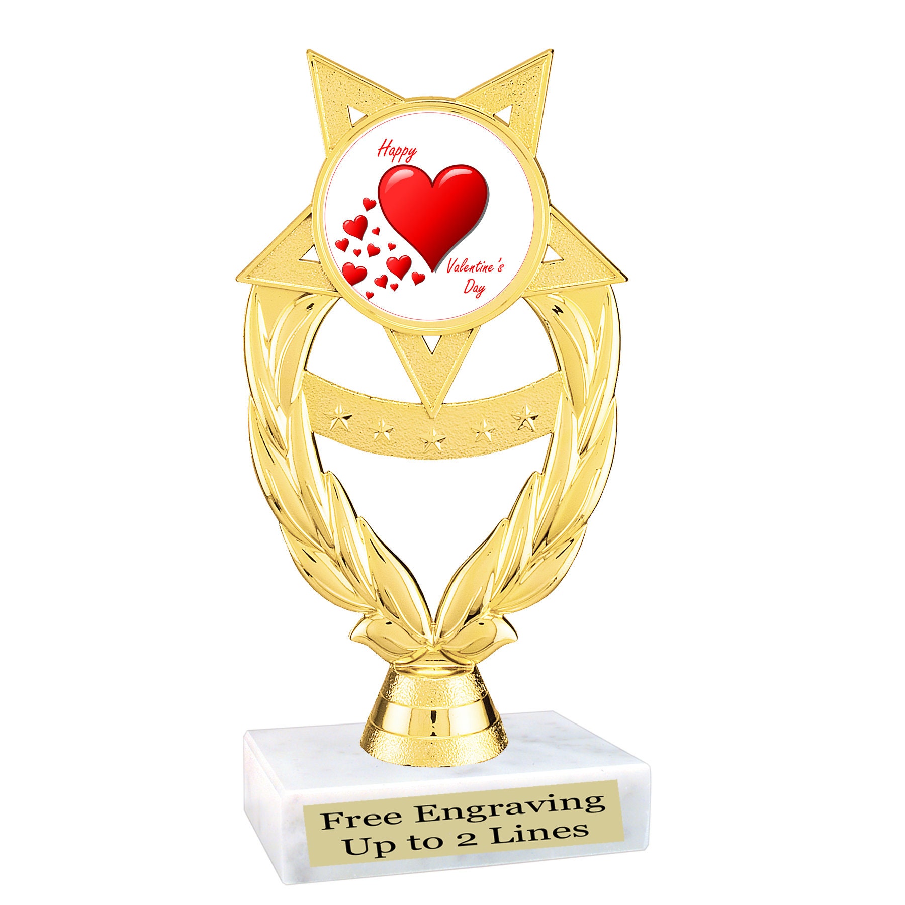 Valentine theme trophy. Great trophy for your Valentine theme | Etsy