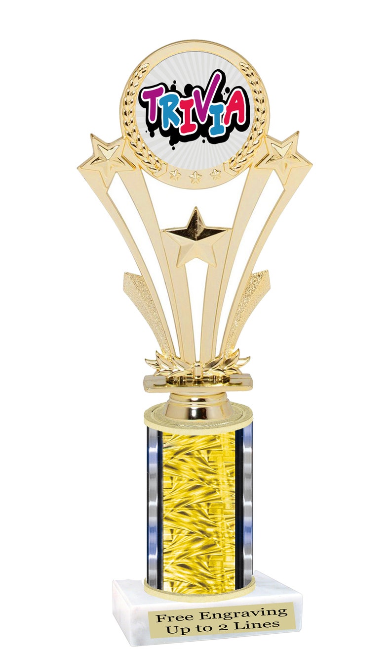 Trivia Trophy. Great Trophy for Your Next Family Game Night And/or ...