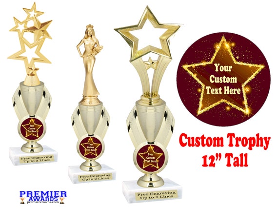 Custom Trophy. 12 Tall Great Trophy for Any Event - Etsy