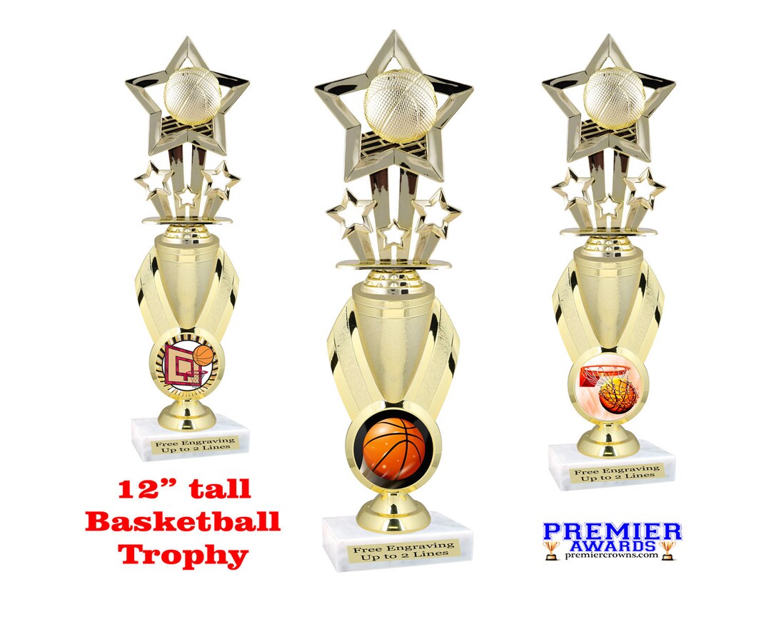 Basketball Trophy 12" Tall. Great Trophy for Your Team, Tournaments ...