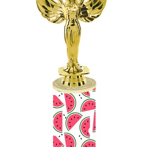 Watermelon Theme Trophy With Choice of Figure. Numerous Trophy Heights ...