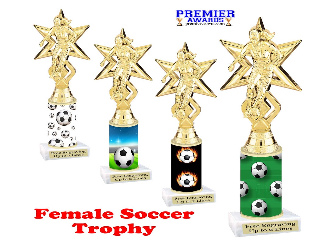 Female Soccer Trophy. Great Trophy for Your Soccer Team, Neighborhood ...