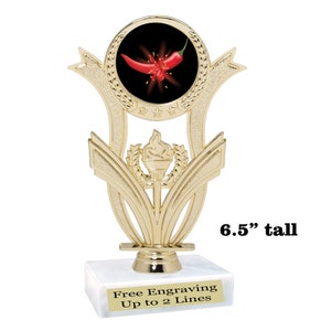 Chili - Salsa - BBQ Trophy. 6.5" Tall With Choice of Art Work. Great ...