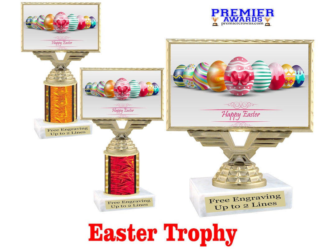 Easter Trophy. Festive Trophy for Your Easter Themed Events, Pageants ...