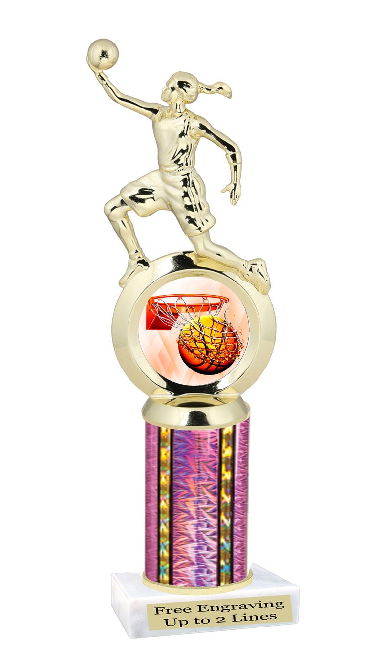 Female Basketball Trophy. Great Award for Sports Leagues, Rec ...