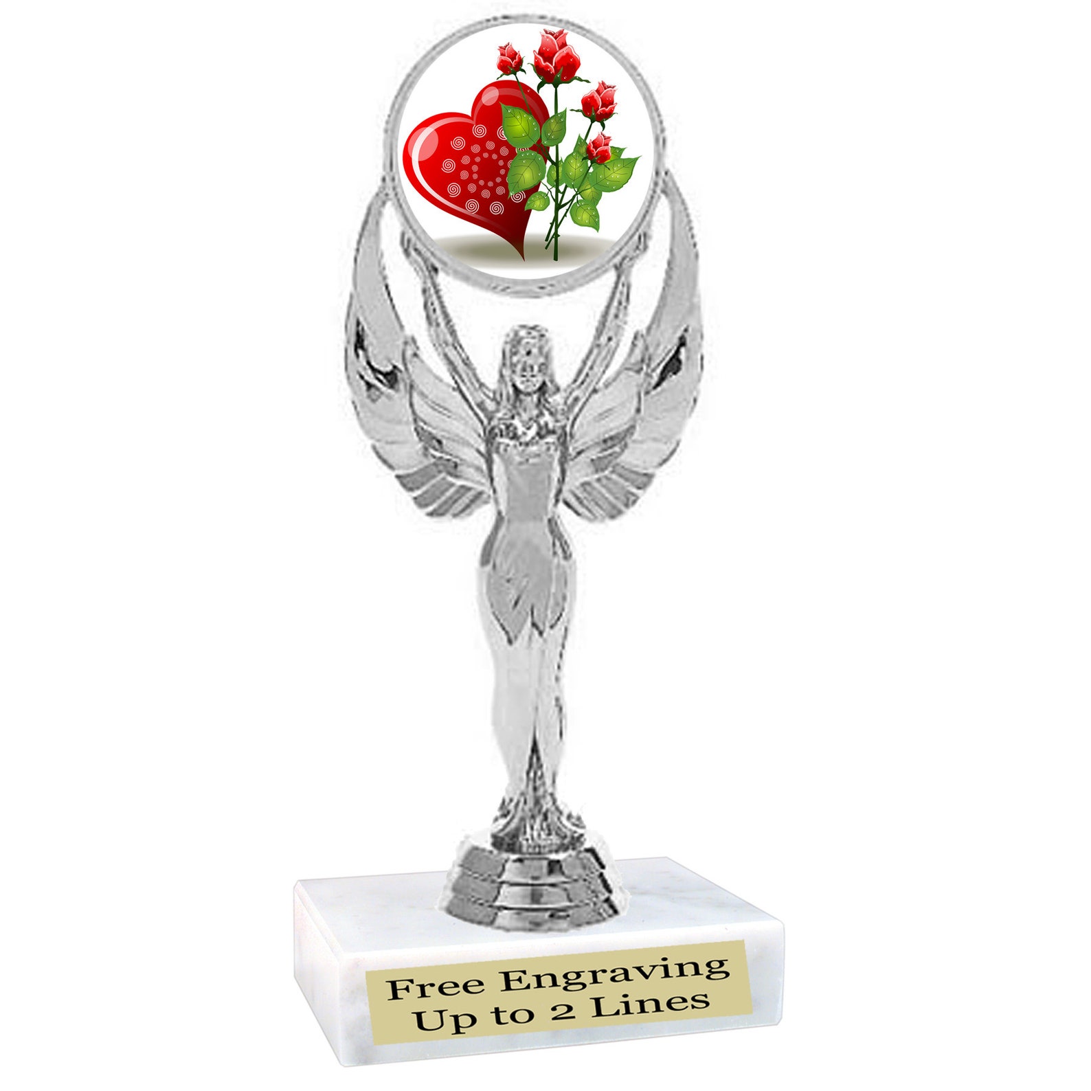 Valentine theme trophy. Great trophy for your Valentine theme | Etsy