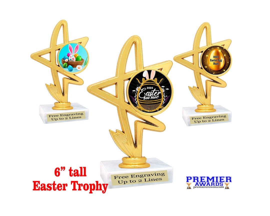 Easter Trophy. Festive Trophy for Your Easter Themed Events, Pageants ...