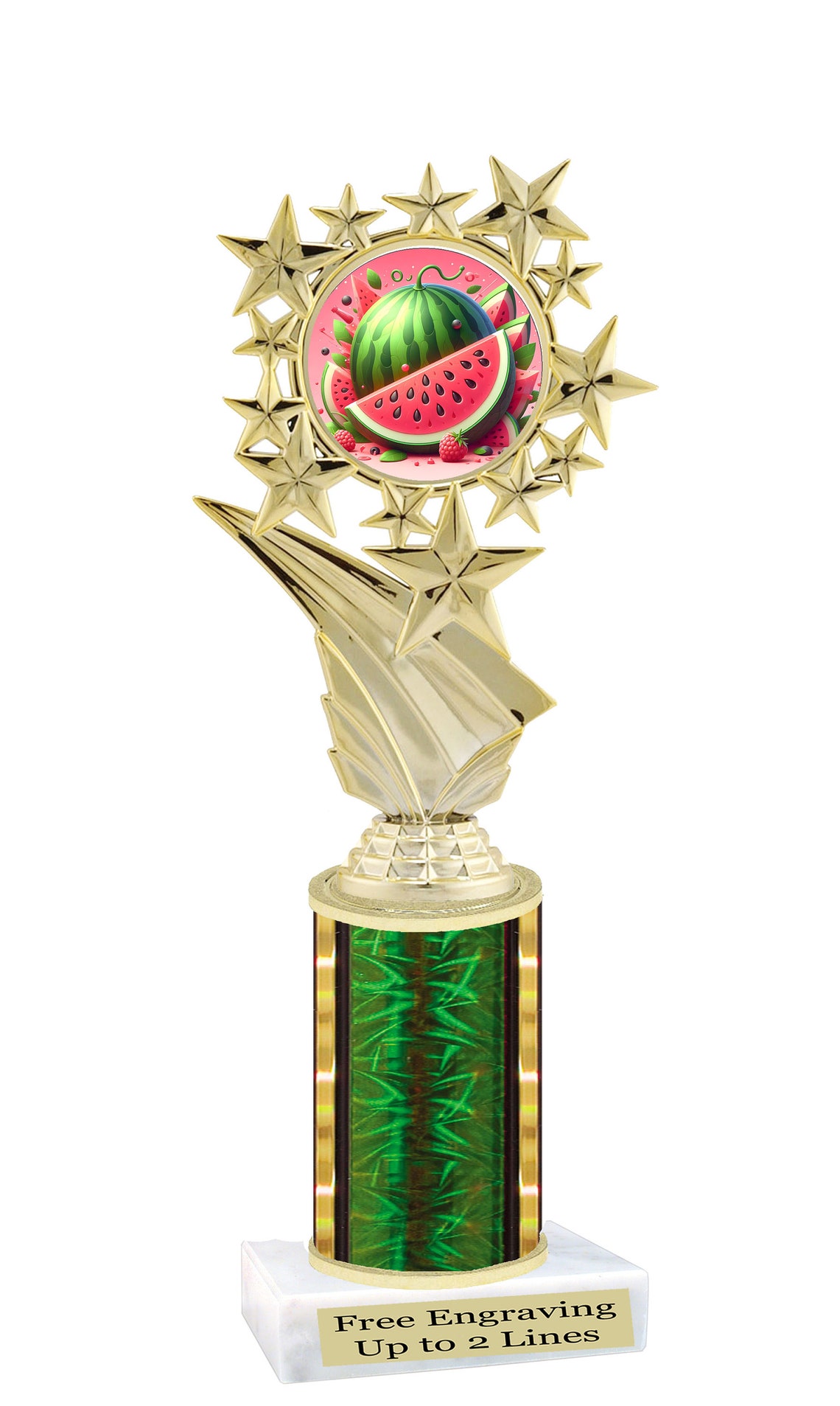 Watermelon Themed Trophy. Great Award for Your Eating, Growing or ...