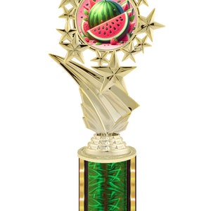Watermelon Themed Trophy. Great Award for Your Eating, Growing or ...