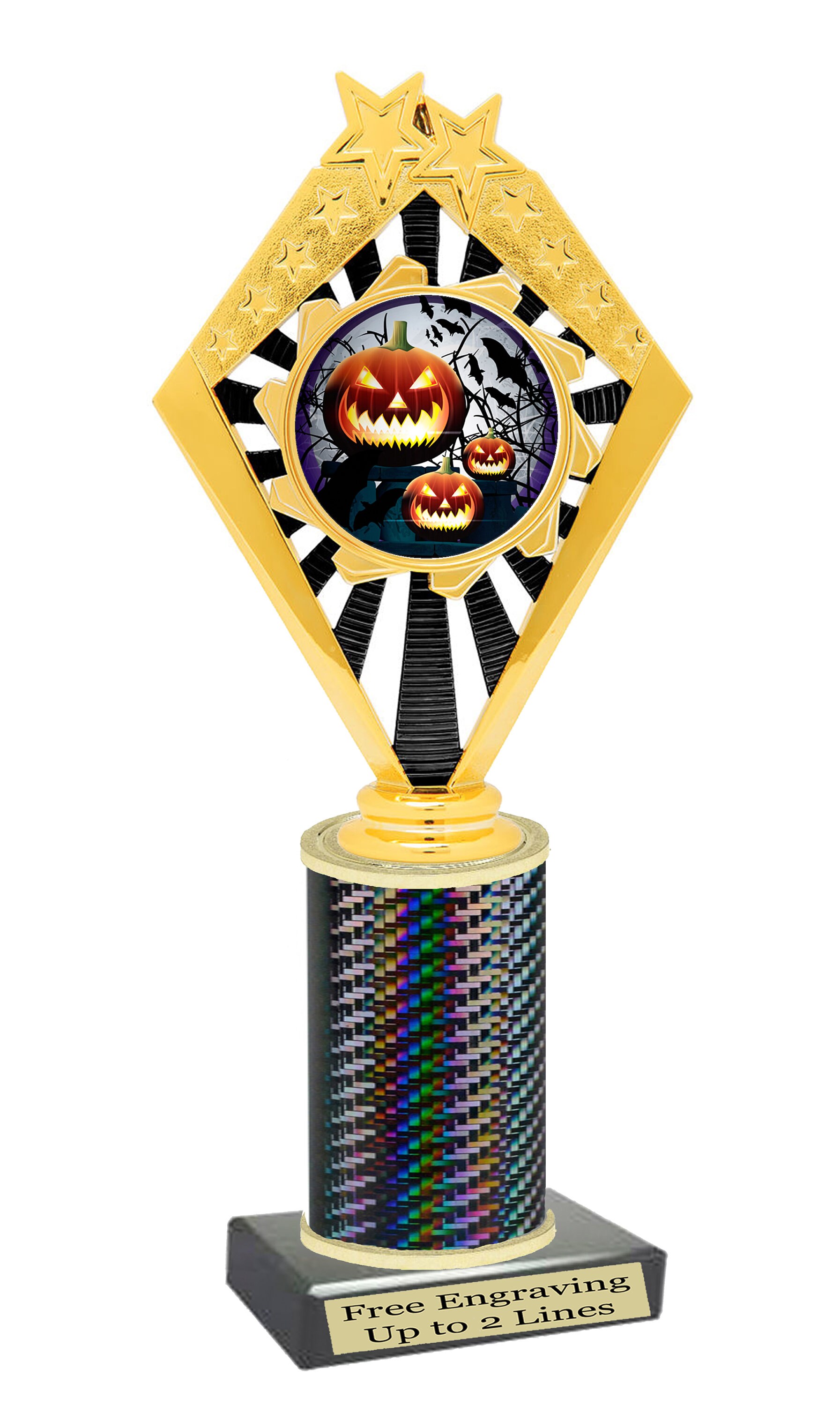 Memorabilia Halloween trophy pumpkin carving contests Choice of 6 tall ...