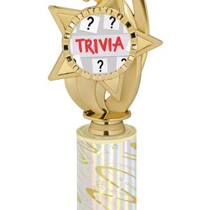Trivia Trophy. Great Trophy for Your Next Family Game Night And/or ...