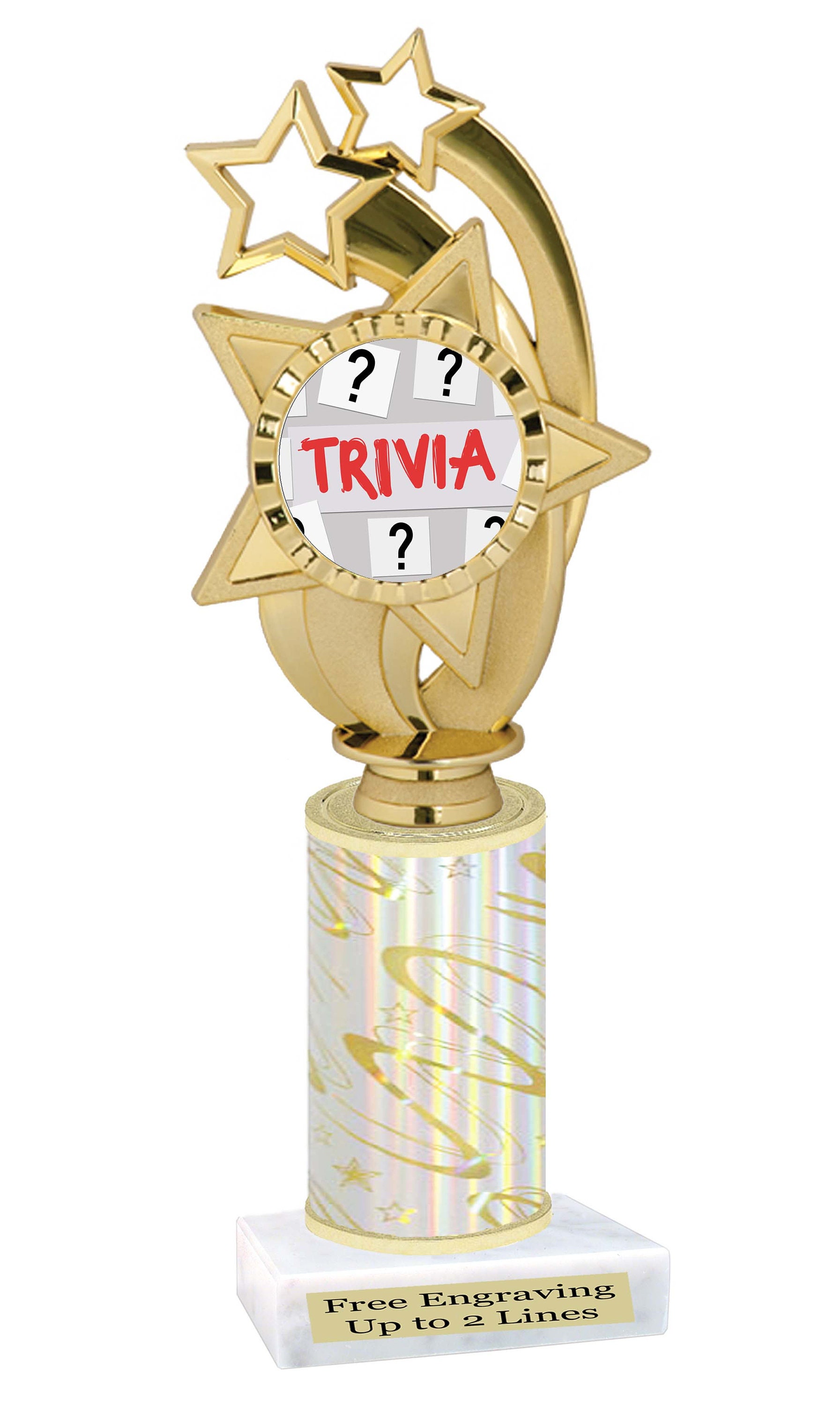 Trivia Trophy. Great Trophy for Your Next Family Game Night - Etsy