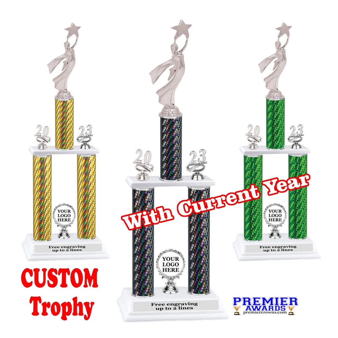 Custom 2-column Trophy. Available in 3 Trophy Heights & Choice of ...