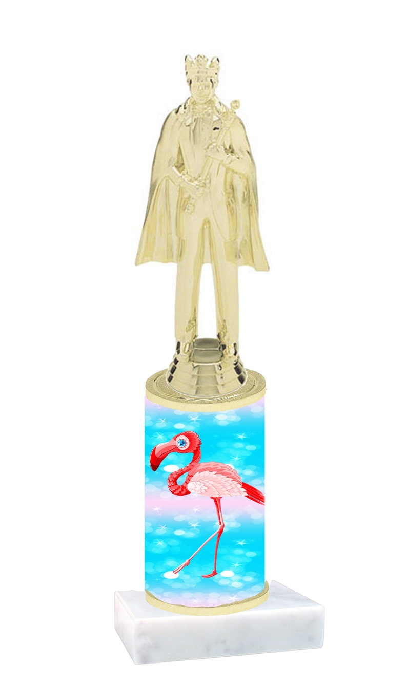 Flamingo Theme Trophy With Choice of Figure. Numerous Trophy - Etsy