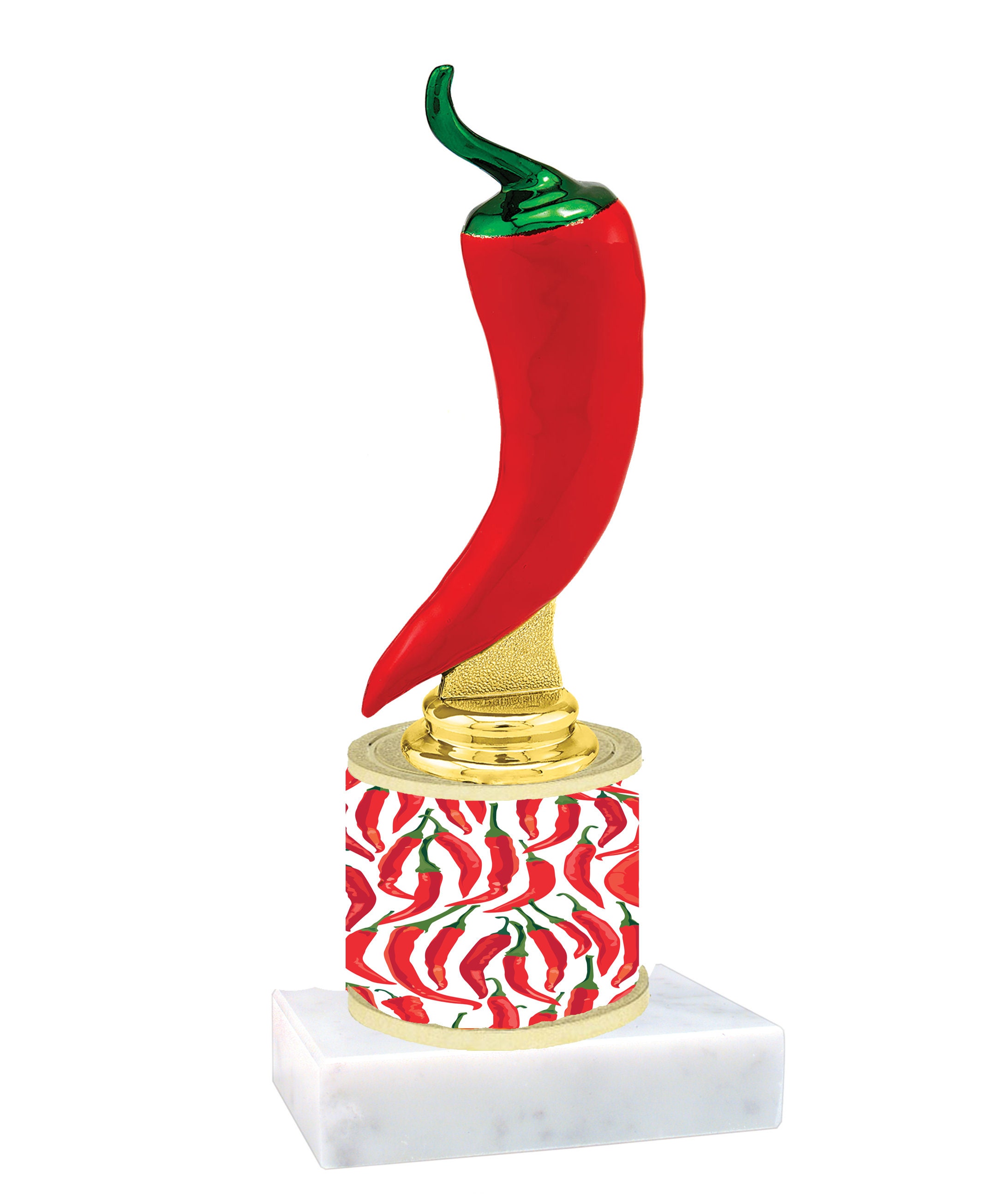 Chili Pepper Trophy. Red Chili Pepper on Chili Pepper Design - Etsy